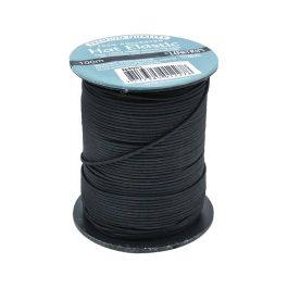 **-Uni Trim Elastic Hat Black 100m Spool-** ##-Unitrim N4981-##